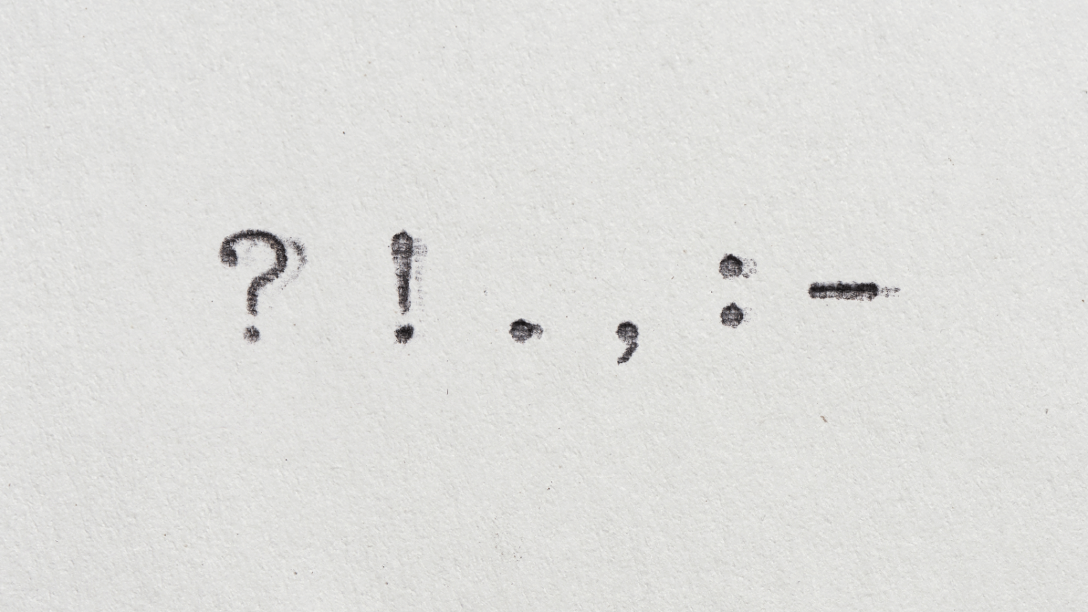 A Fun History of Punctuation: How Symbols Shaped Writing - Literature ...